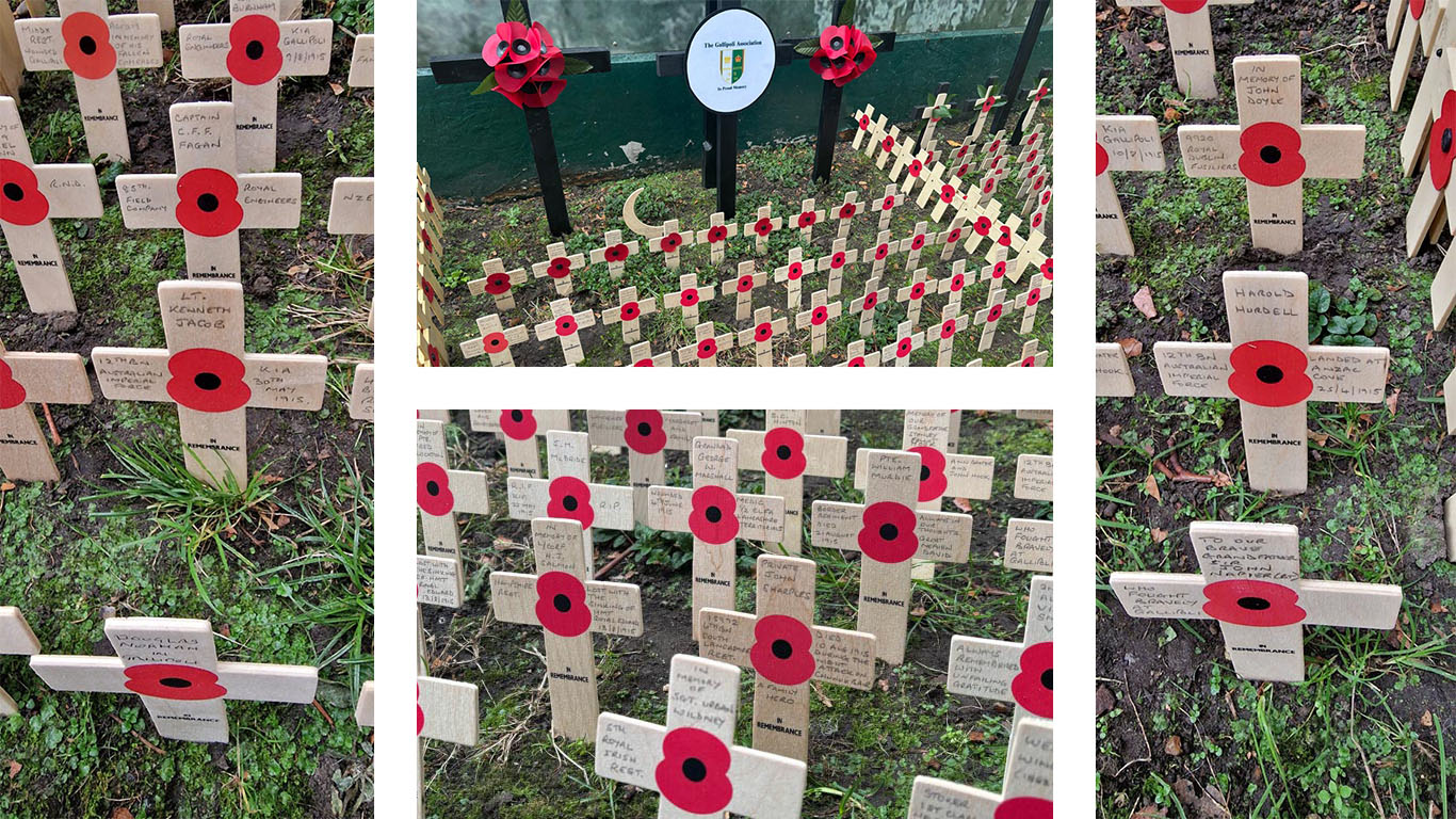 The GA at the opening of the 2024 Field of Remembrance - The Gallipoli ...